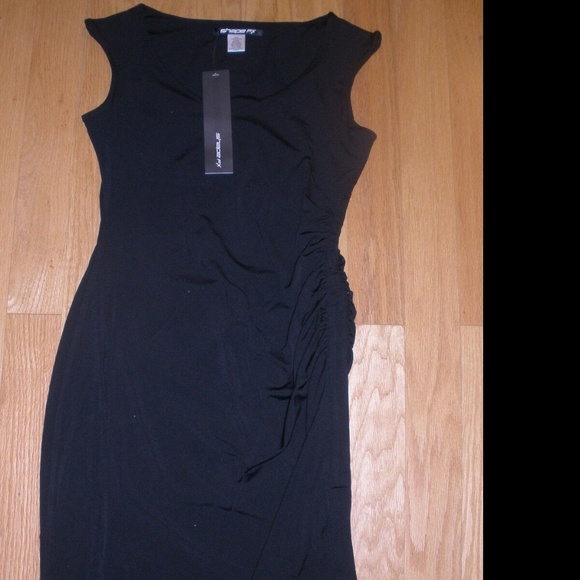 Shape FX | Dresses | New Womens Vintage Black Spegiel Shape Fx Ruched ...